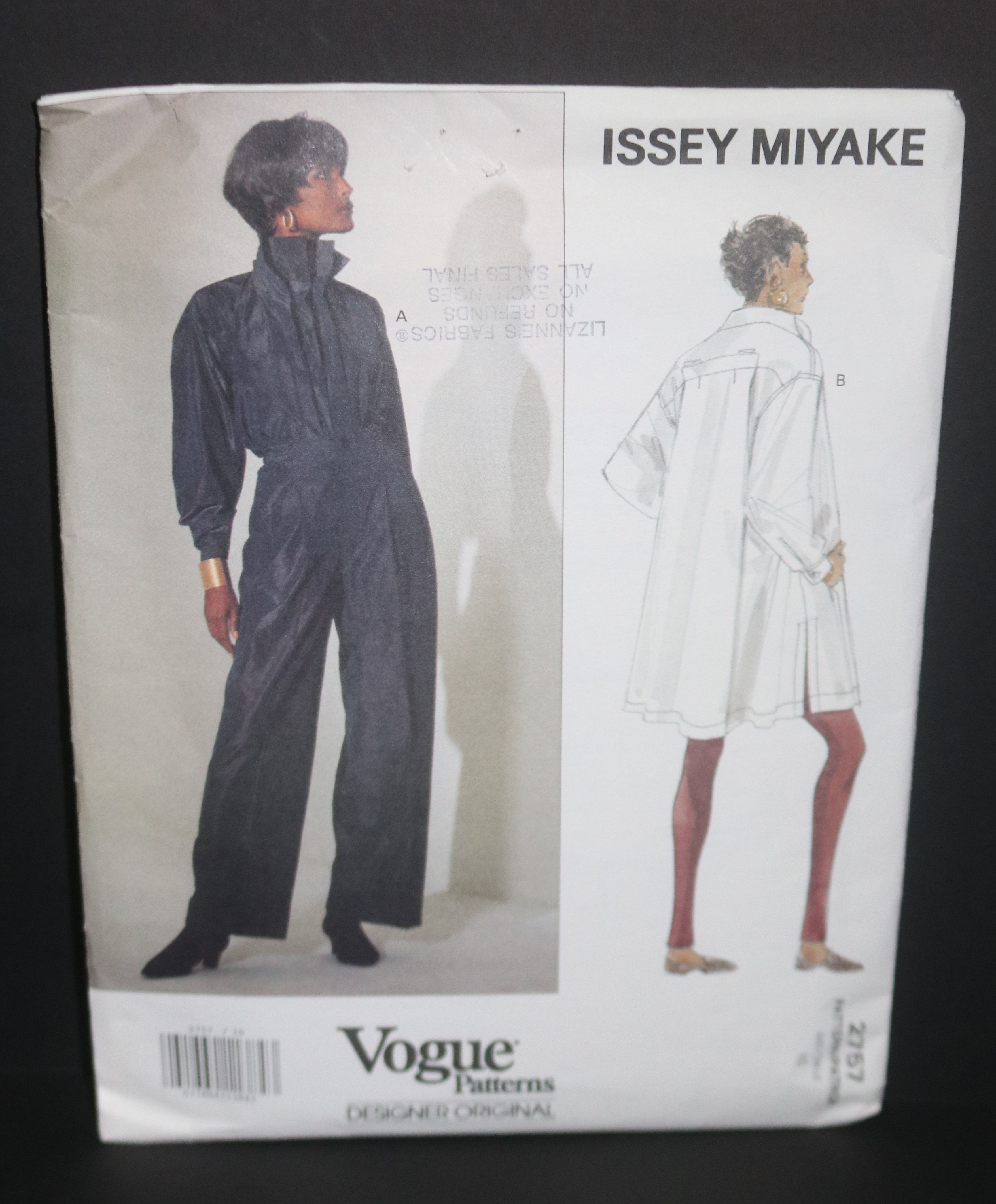 Vogue 2757 Issey Miyake Misses Top and Pants Sewing Pattern - UNCUT ...