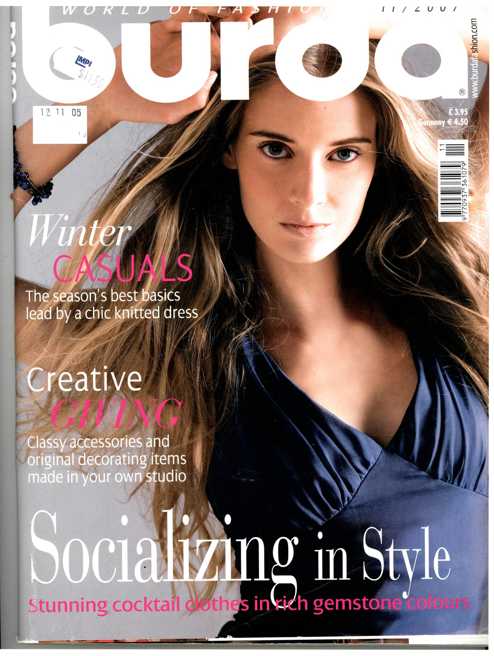 November 2007 ENGLISH Burda A World of Fashion Sewing Magazine – Uptown ...