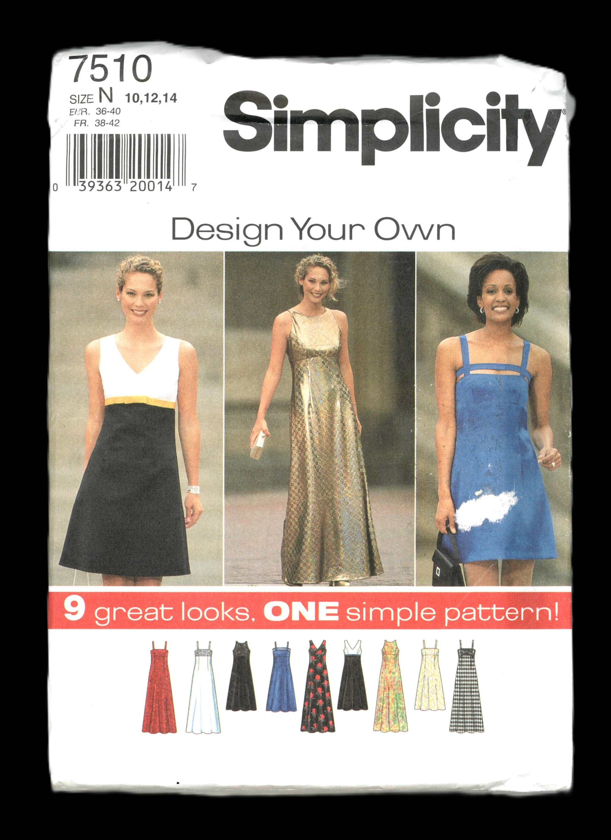 Simplicity 7510 Misses / Miss Petite Design Your Own Dress Sewing Patt ...